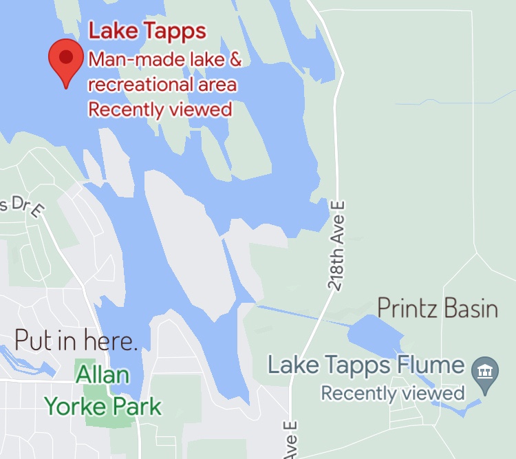 Lake Tapps Paddle – Travels